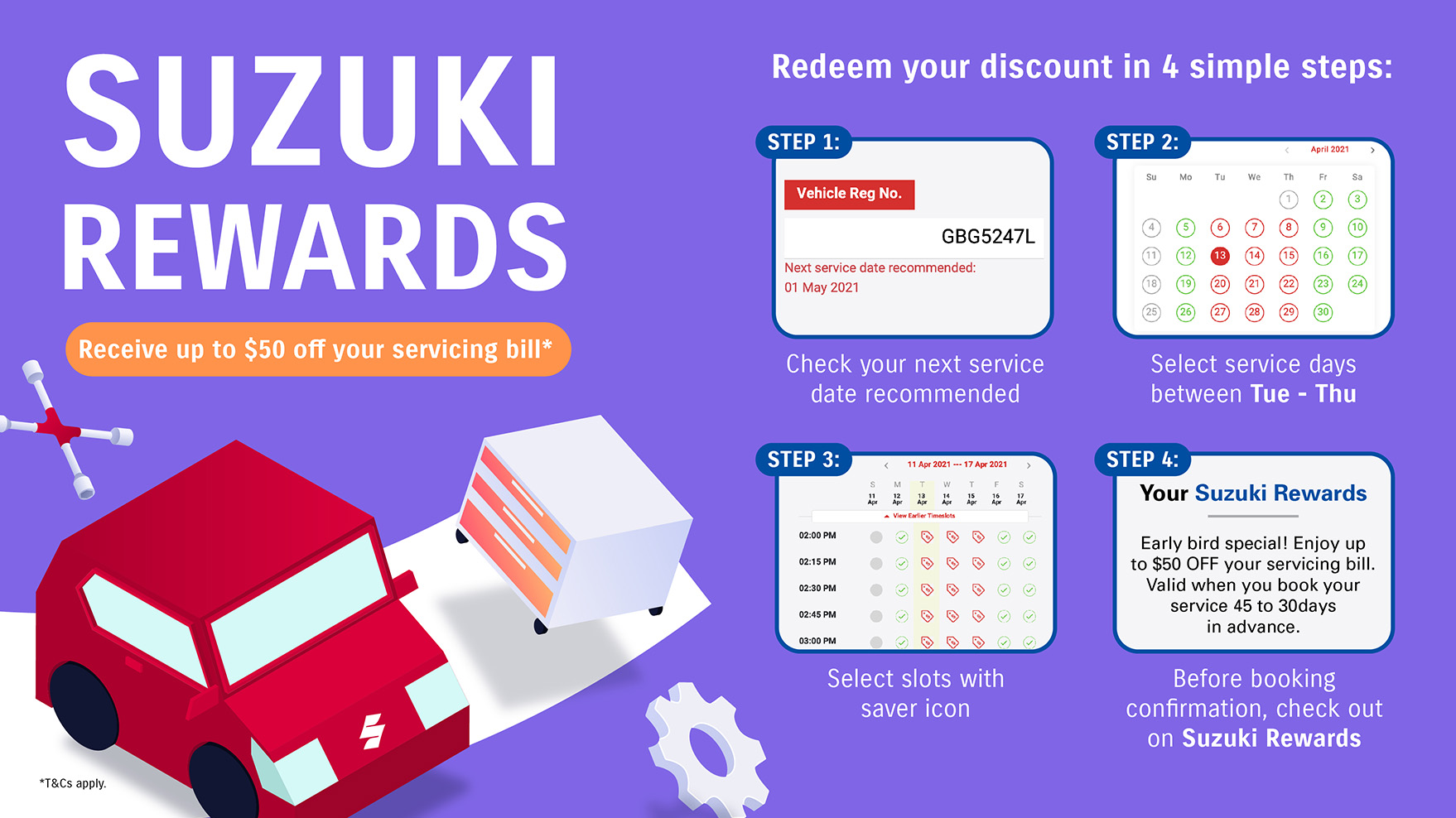 Suzuki Online Service Booking | Champion Motors